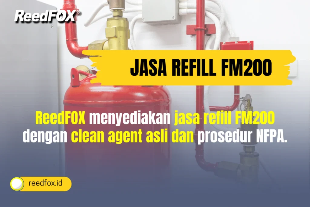 Jasa Refill FM200: Solusi Clean Agent Fire Suppression Andal